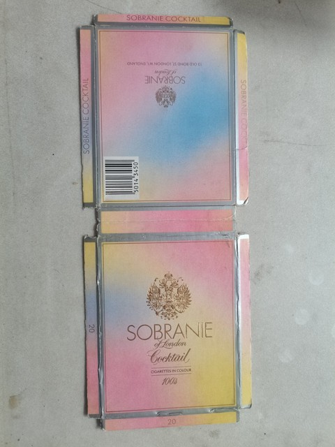 Sobranie Cocktail Colored Cigarettes