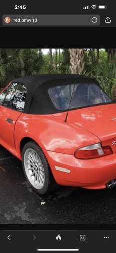 ⭐97-02 BMW Z3 DRIVER SIDE REAR QUARTER PANEL RED Wide Body 6cyl | eBay