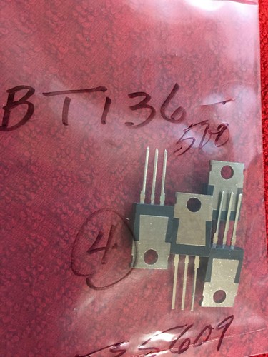 BT136-500 SAME AS NTE 5609 TRIAC-600VRM 8A GATE 4 PCS--- | eBay