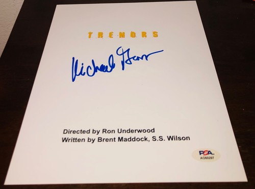 Michael Gross Tremors Burt Gummer Actor Signed Movie Script Cover PSA ...