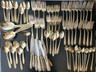 National Silver Co SEB Three Silverplate Flatware 5 Forks and 3 Spoons ...