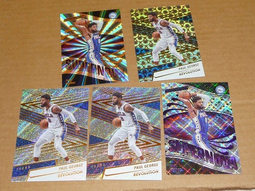 2024/25 Panini Revolution PAUL GEORGE LOT OF 5 CLIPPERS COSMIC /99 ...