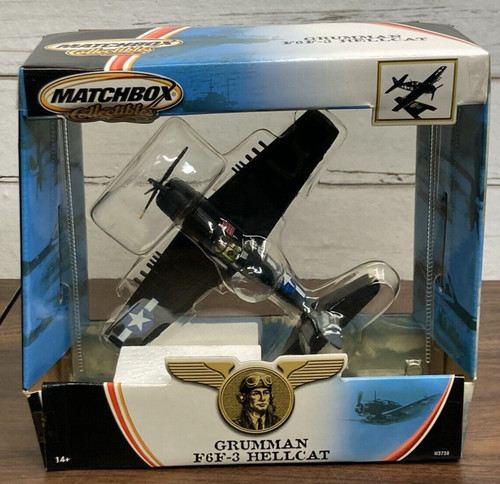 MatchBox H3738-0910G1 Collectibles Grumman F6F-3 Hellcat NIB 7537 | eBay