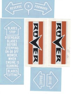 Vintage Mower Decals | eBay Stores