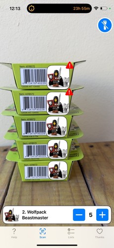 Lot of 5 QTY LEGO 71048 Series 27 Wolfpack BEASTMASTER Minifigure CMF ...