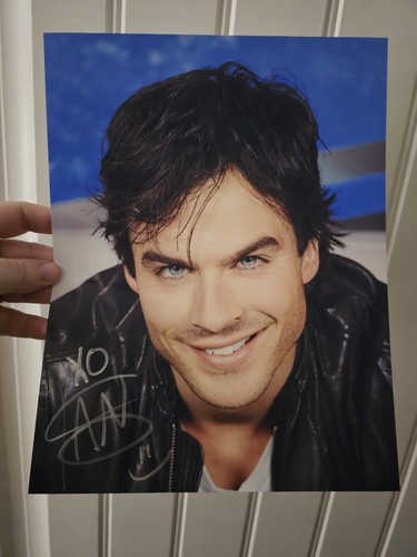 Ian Somerhalder SIGNED Photo 8.5x11 - The Vampire Diaries Autograph | eBay