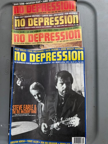NO DEPRESSION Magazine Lot of 4: #20 Steve Earle, #25 #26, #27, | eBay
