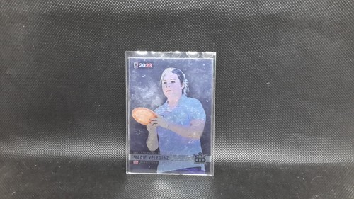 2023 DGPT Macie Velediaz Rookie Silver Chrome Foil Holo Disc Golf Card ...