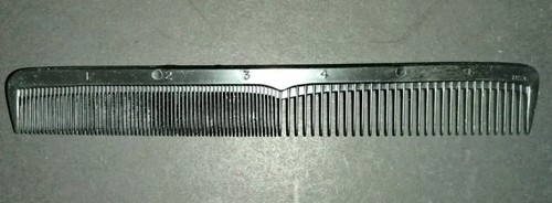 Unbranded Universal Fit Hair Cutting Coloring Comb Black 7" Wide 1 ...