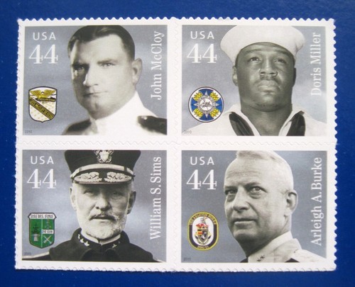 Sc # 4440-4443 ~ Block of 4 ~ 44 cent Distinguished Sailors Issue | eBay