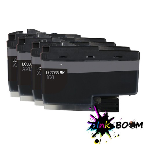 4 Black Ink Cartridge fits Brother LC3035 LC3035XXL MFC-J995DW MFC ...