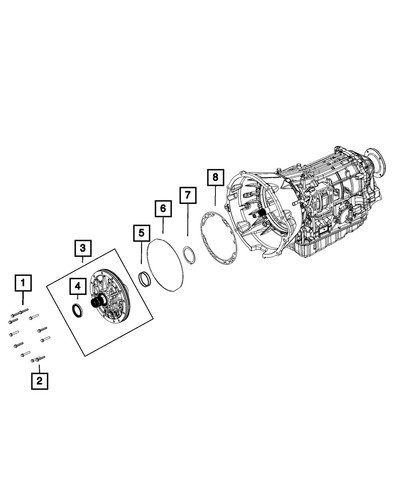 Genuine Mopar Transmission Oil Pump Gasket 68244638AA | eBay
