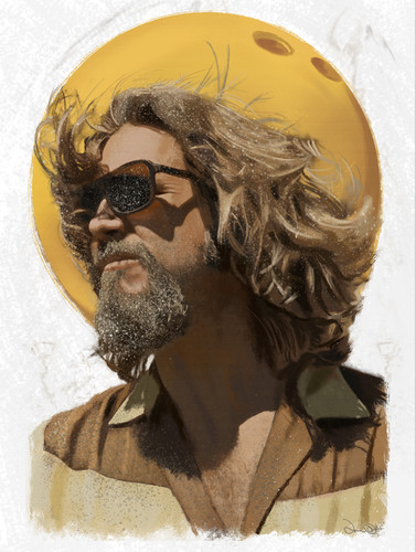 Exclusive The Big Lebowski The Dude DUST Movie Poster Giclee Print ...