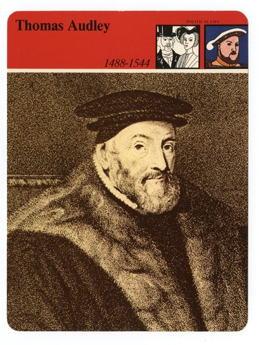 Thomas Audley - Political Life Edito Service British Heritage Card | eBay