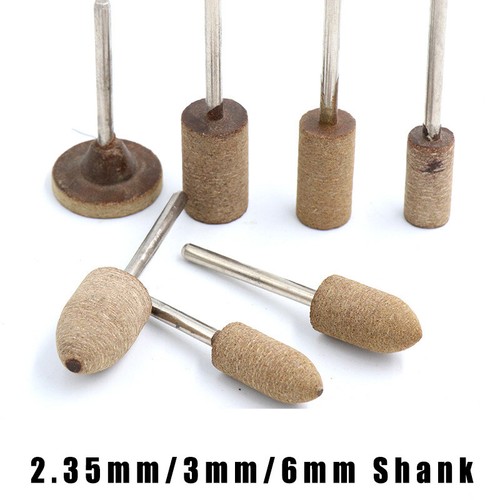 Leather Polishing Wheel Grinding Stone Mounted Point Bits for Rotary ...