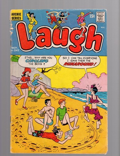 15 Cent Archie LAUGH Comic Book - Number 247 - 1971 - Good condition | eBay