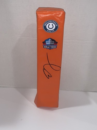 EDGERRIN JAMES SIGNED TOUCHDOWN PYLON INDIANAPOLIS COLTS HOF FOOTBALL ...