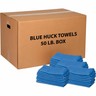 12 BLUE HUCK TOWELS GLASS CLEANING JANITORIAL LINTLESS SURGICAL TOWELS ...