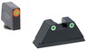 AmeriGlo GL333 Tall Suppressor Height Night Sights XL fits Glock Gen1-5 ...