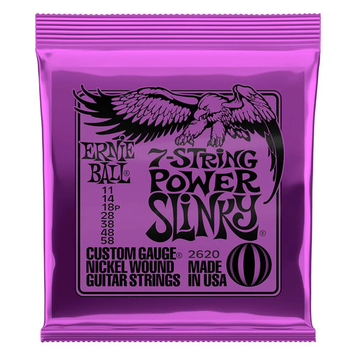 Ernie Ball Power Slinky 7-String 2620 11-58 | eBay UK