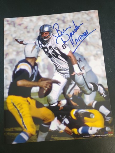 BEN DAVIDSON AUTOGRAPHED SIGNED 8X10 PHOTO OAKLAND RAIDERS | eBay