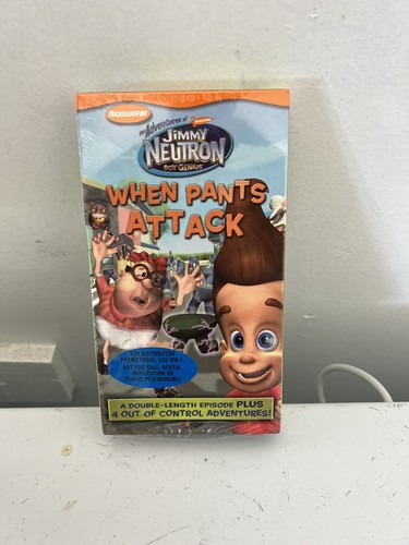The Adventures of Jimmy Neutron When Pants Attack VHS Sealed Paramount ...