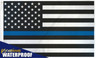 4x6 USA Police Thin Blue Line Memorial American Flag Banner Polyester ...