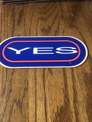 Vintage WRIF 101 Bumper Sticker Decal Detroit Rock Station Radio **YES ...