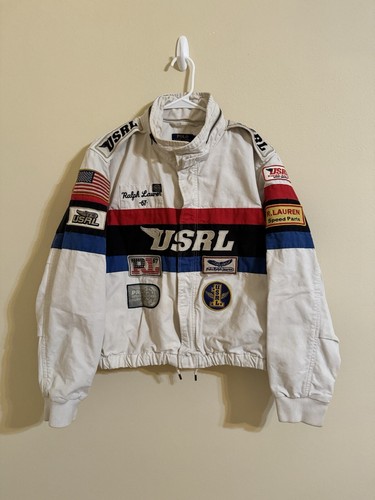 Polo Ralph Lauren Racing Jacket Motorsports USRL Sport Full Zip Hooded ...