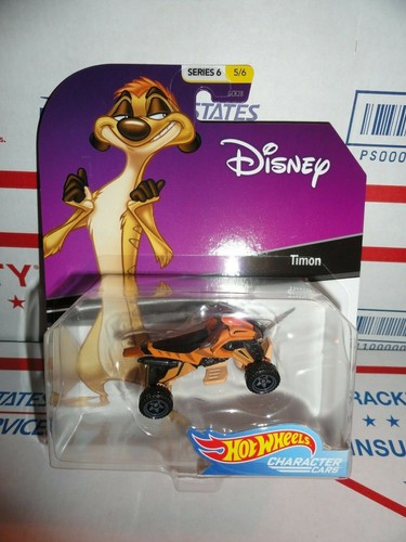 HOT WHEELS DISNEY CHARACTER CARS TIMON $5.15 SHIPPING | eBay