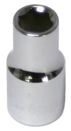 6mm x 1/4"Drive Sockets (Metric Sizes 6 & 12 Point) T&E Tools 52206 ...