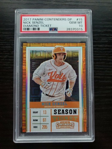 2017 Panini Contenders Draft Picks Buliding Blocks Ticket Nick Senzel ...