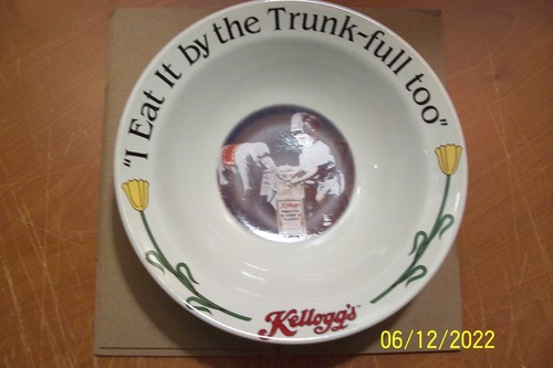 Kellogg's - "I Eat It by The Trunk-Full Too" Ceramic Cereal Bowl - # 1 ...
