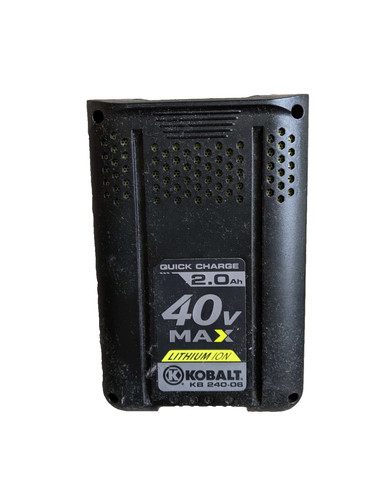 Kobalt 40V MAX Ultimate Output 2.5Ah Li-Ion Battery KB 2540C-06 Genuine ...