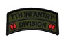 7th Infantry Division OD - 3" 7th Division shoulder patch - Ft Ord ...