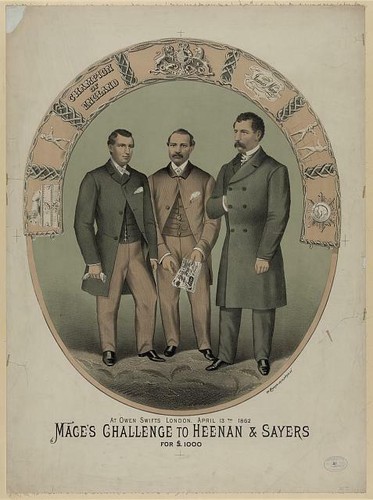 Mace's challenge to Heenan & Sayers,April 13,1862,Owen Swifts,London ...