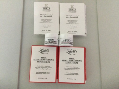 Kiehl's 6pcs Set Dark Spot Solution/Ultra Facial Cream/Strengthening ...