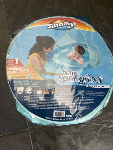 SwimWays Baby Spring Float 9-24 Months Swim Step 1 First Splash New ...