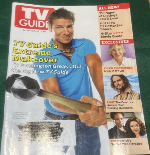2005 TV Guide - First Large Format October 17 2005 | eBay