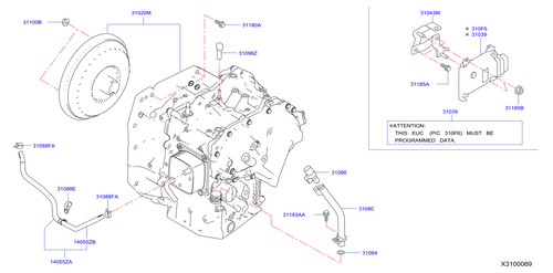 Nissan/INFINITI 31080-5RA0B Pipe Oil Charging. . | eBay