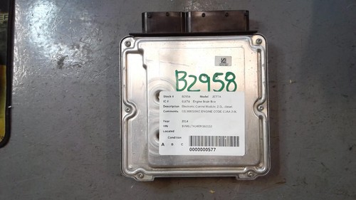 VOLKSWAGEN JETTA Engine Control Module 03L906019KC Engine Code CJAA 2 ...