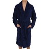 Mens-Bathrobe Hooded -ROBE Coral Fleece - SUPER SOFT Heavy Weight- USA ...