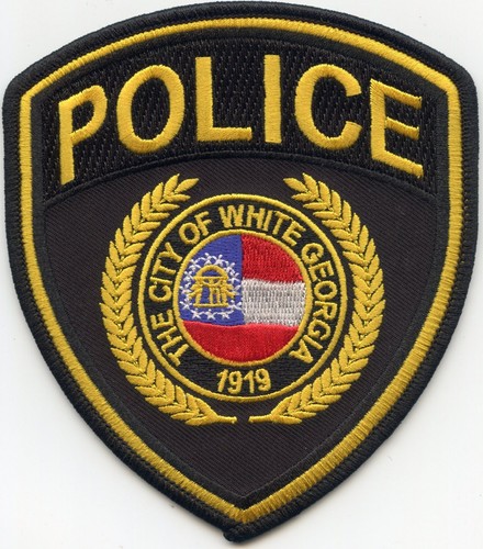 WHITE GEORGIA State Flag POLICE PATCH | eBay