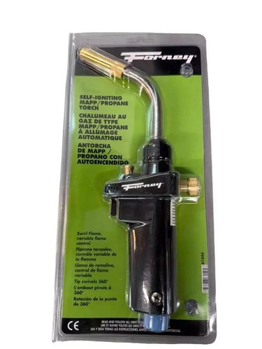 Forney 61545 Self-Igniting Trigger Air-Fuel Torch For 1lbs. Propane SEE ...