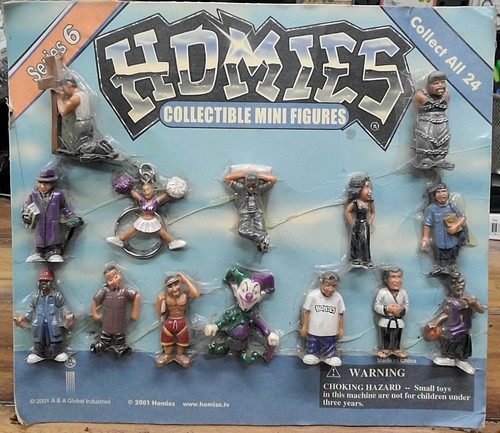 Homies Series 6 Set of 14 Figures - Vending Machines Display Pack w/1 ...
