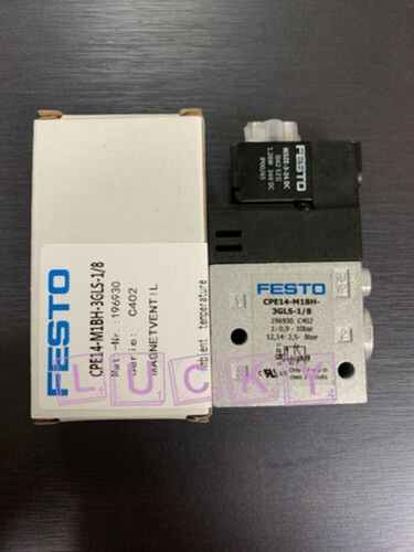 1PC REPLACE FOR FESTO CPE14-M1BH-3GLS-1/8 196930 24VDC pneumatic ...