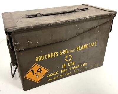Army Surplus Ammo Box Military Surplus 50 Cal M2A1 Ammo Box | Heavy ...