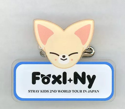 Badge (Foxl.Ny) SKZOO Random Name Badge “Stray Kids 2nd World Tour ...
