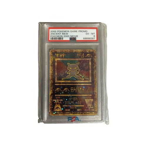 Pokemon 2000 Game Movie Promo Ancient Mew PSA 6 | eBay