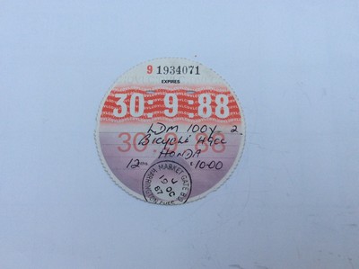 Original Tax Disc for sale | eBay